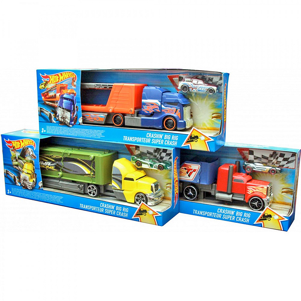 Jucarie masina Hot Wheels Camion Crash Rig cumpara la Bomba.md